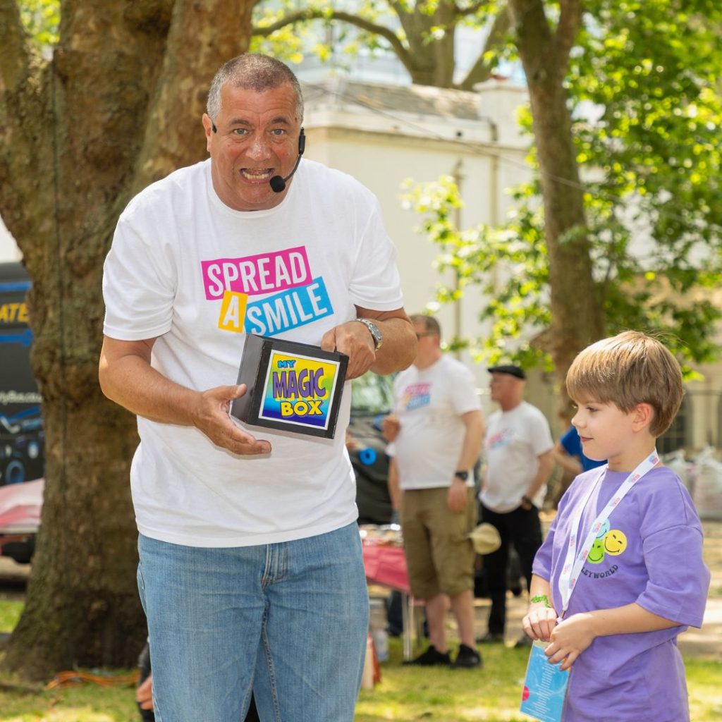 Mr Magic spreads smiles around the world • Spread a Smile